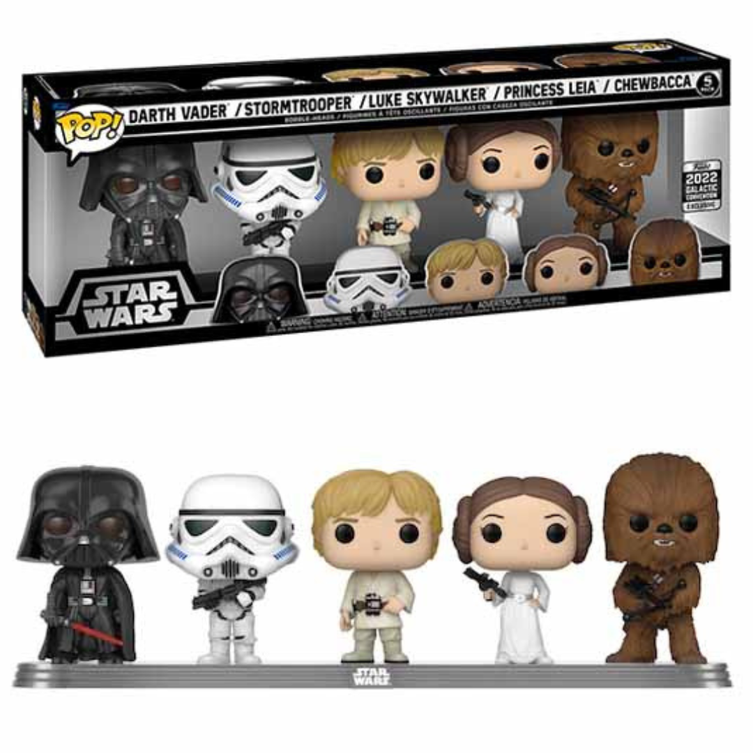 Funko Pop Star Wars Darth Vader / Stormtrooper / Luke Skywalker / Prin ...