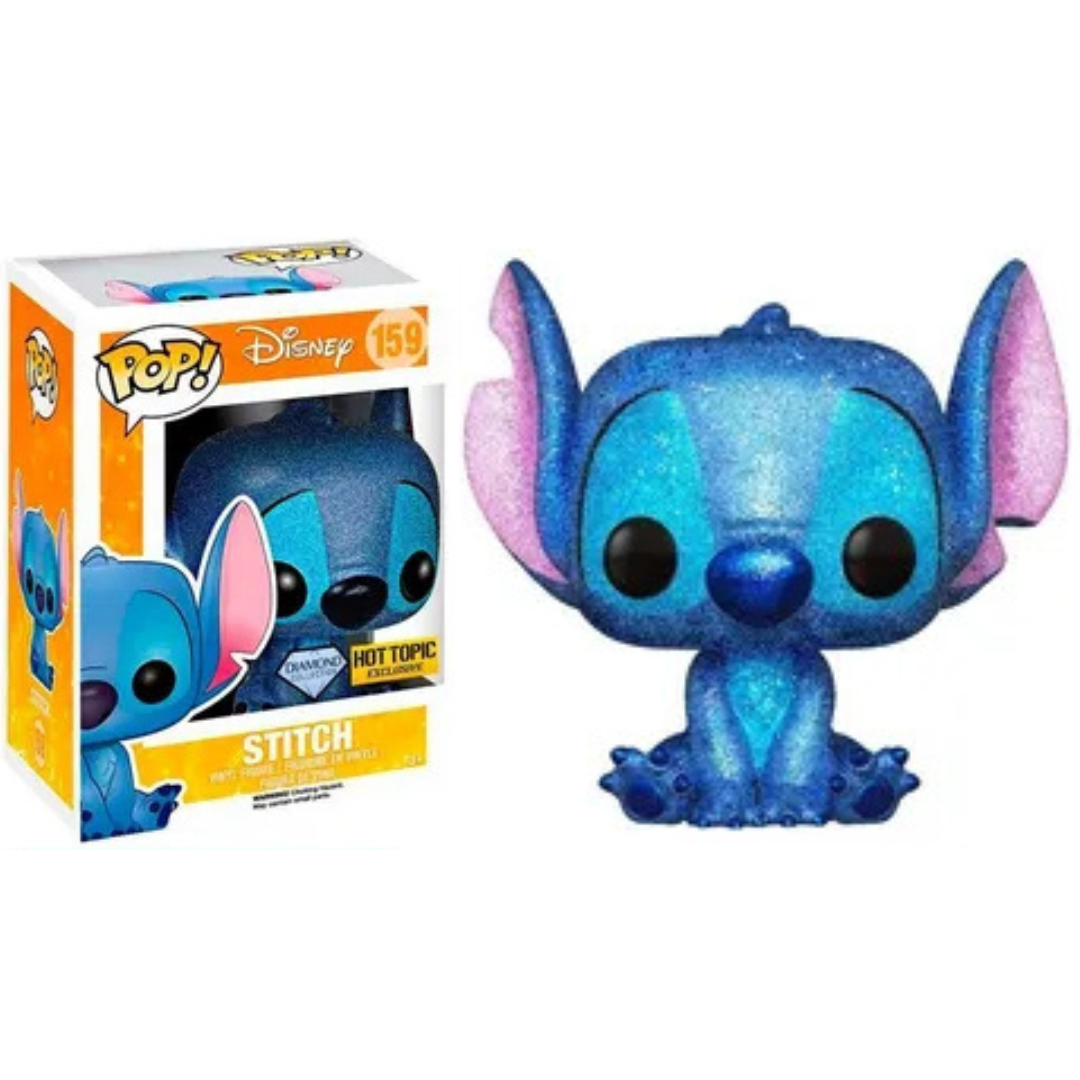 Funko Pop Disney Stitch 159 Diamond Collection Hot Topic – Nabema ...