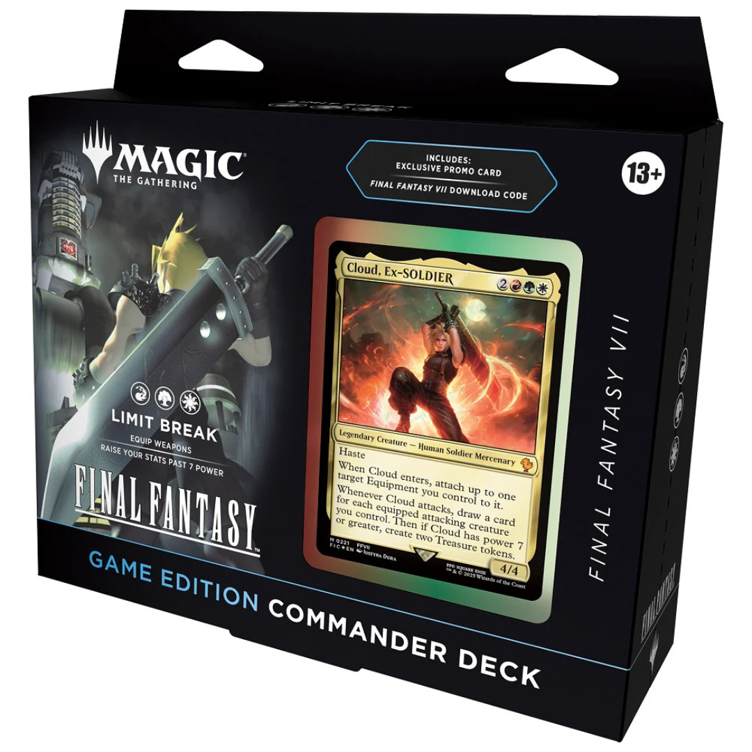 MAGIC THE GATHERING MTG FINAL FANTASY FF VII VIDEO GAME COMMANDER ...