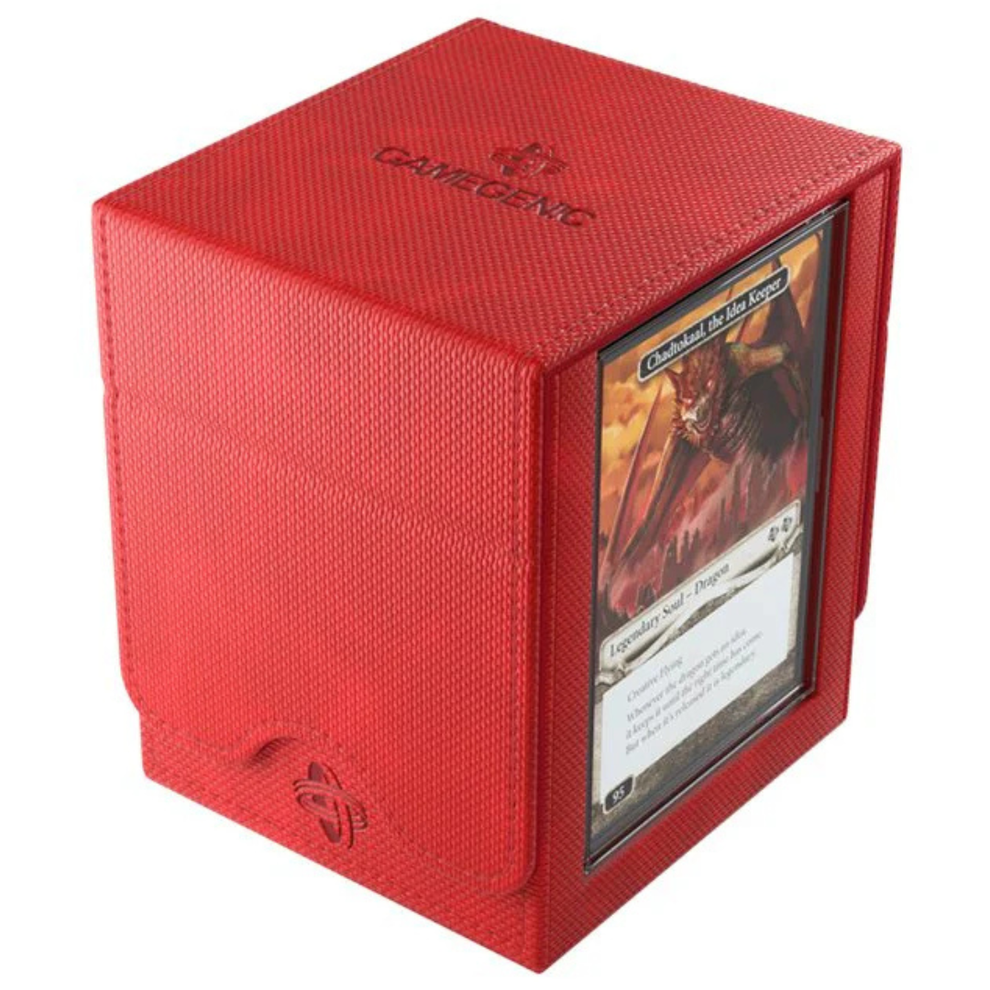 Deck Box: Squire Plus XL: Red (100 ct) – Nabema Collectibles